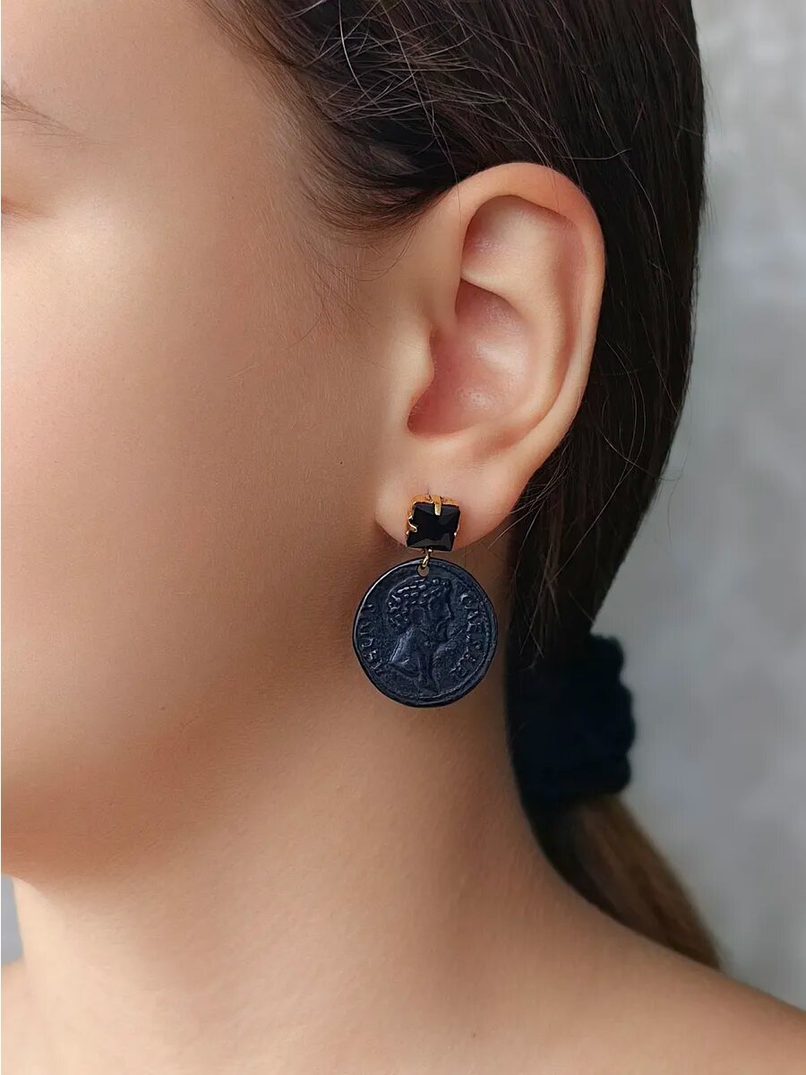 Серьги, кристалл