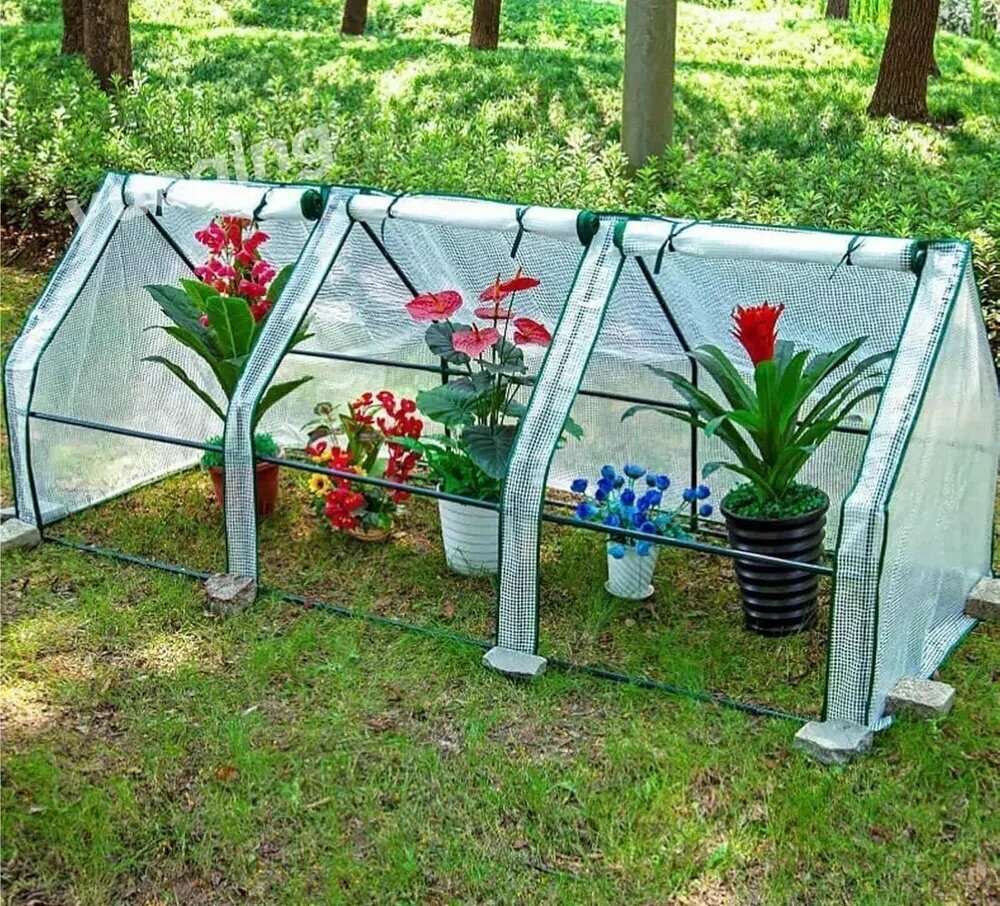 Парник, теплица арочная Chronus-OD00029-20231120B-25 2.7х0.9х0.9м, Пластикат