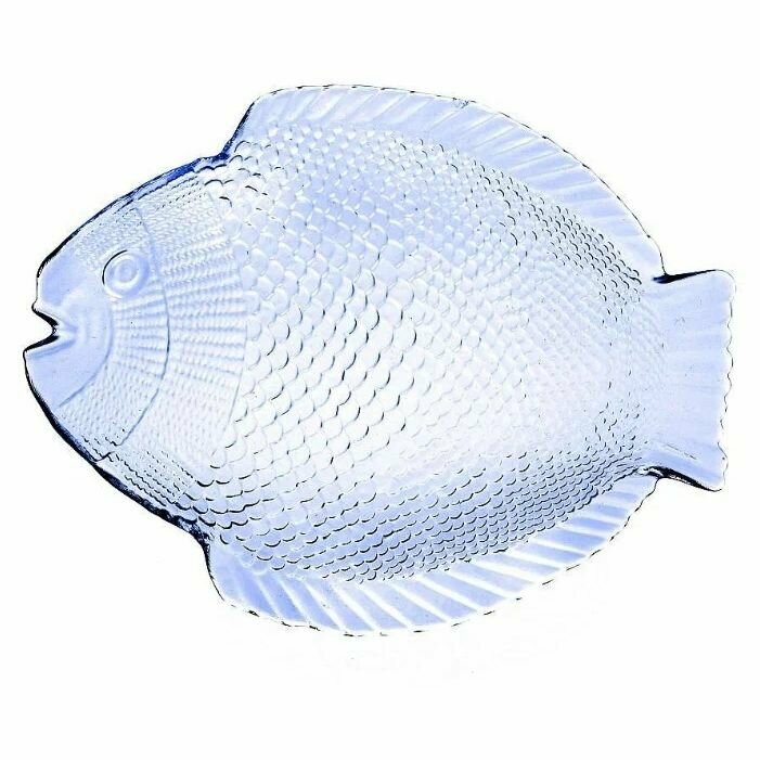 Тарелка Pasabahce Marine, 25,5 х 21,1 см, стекло, 1 шт.