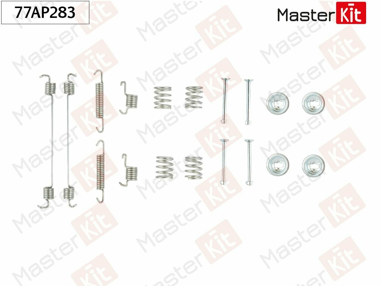 Комплект установочный барабанных колодок Renault KANGOO KC0/1 1997 - MasterKit 77AP283