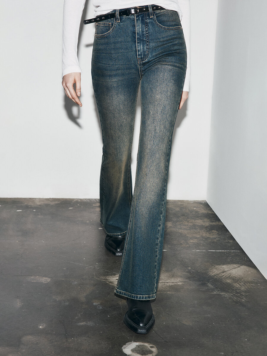 Джинсы клеш Rock 