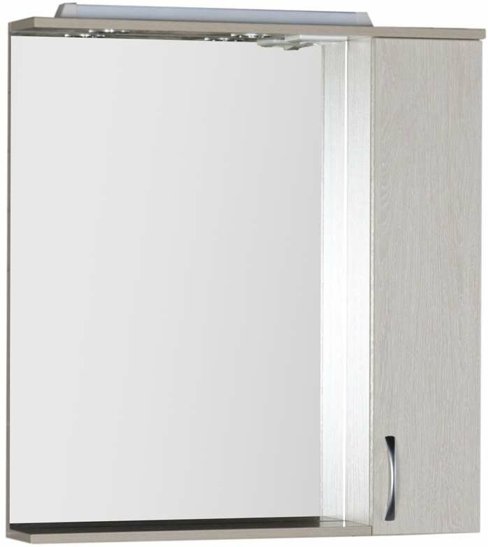 Зеркало-шкаф Aquanet Донна 80 беленый дуб