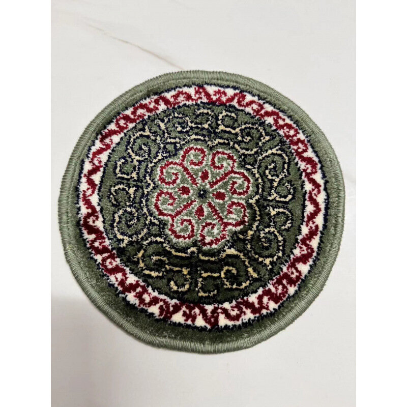 Коврик для ковра Синьцзян Хэтянь Этнический стиль Ковер для спальни Европейский стиль Гостиная Шерсть Шелк Хлопок Прикроватный круглый диван Кофейный столик