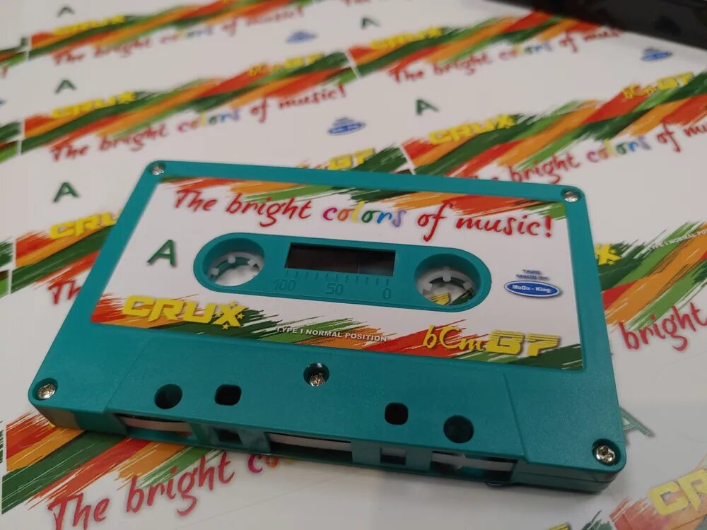 Аудиокассета новая запечатанная Crux bCm-87 Green