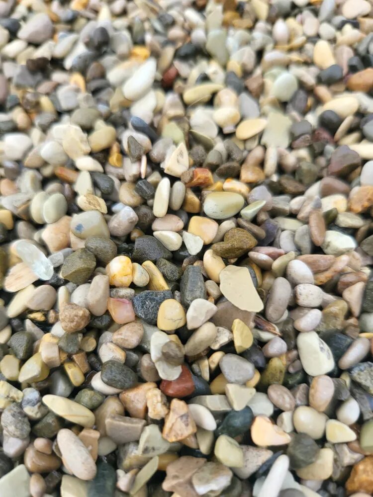 Каменный ковер. Галька черноморская для каменного ковра . фракция 3-5 мм.20 кг.