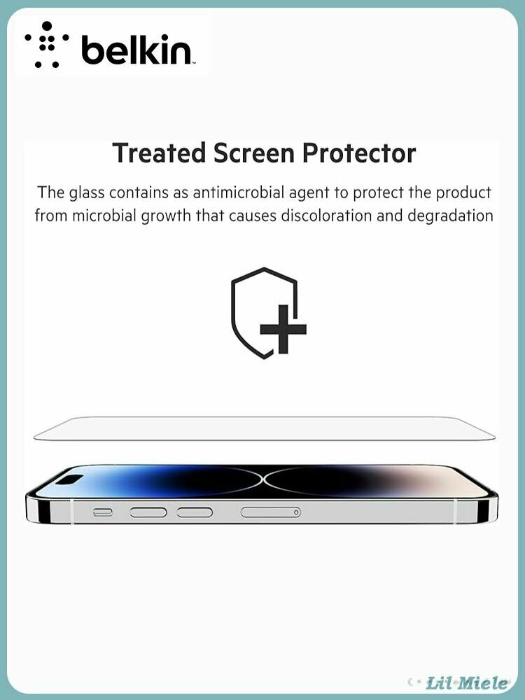 Belkin Screenforce TemperedGlass Treated Screen Protector для iPhone 16 Pro — фото 1