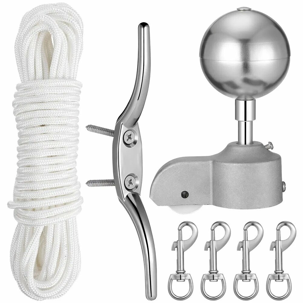 Аксессуары Для Флага, Алюминий, Для Замены и Обслуживания, 1 Набор