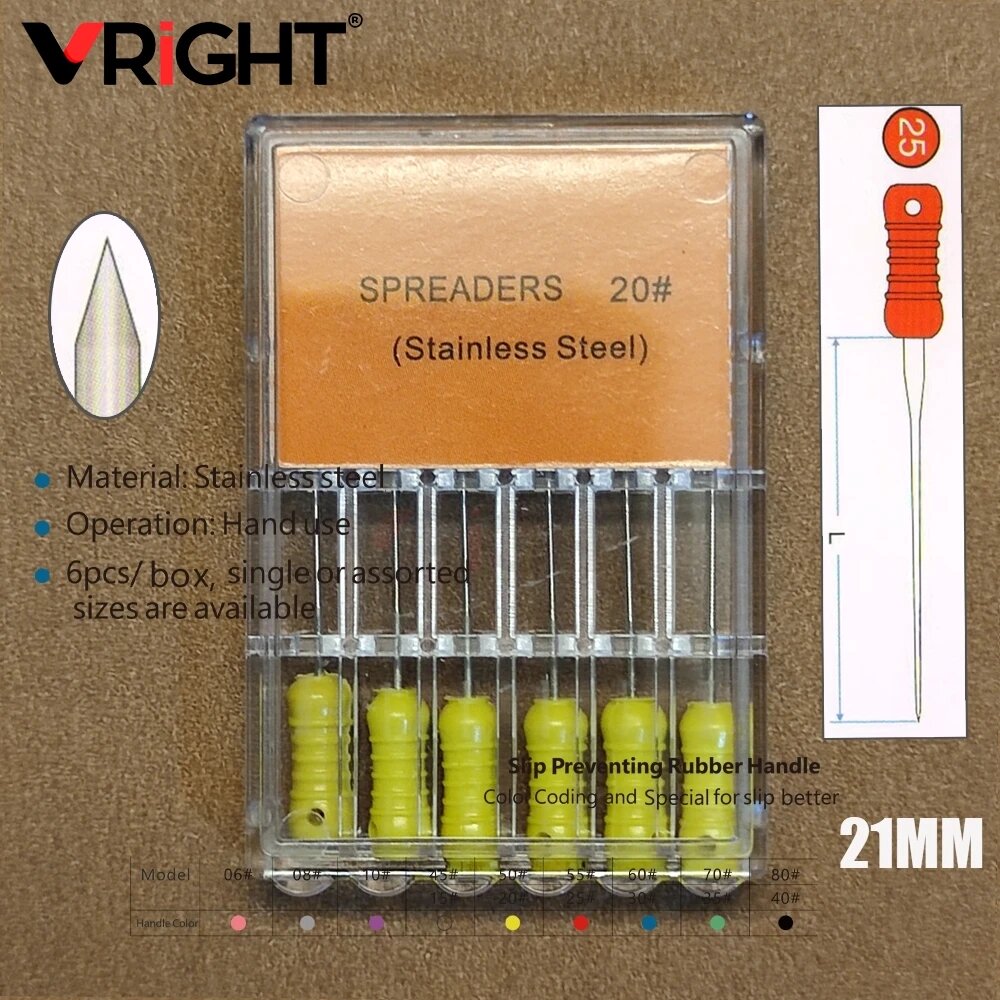 Стоматологические разбрасыватели из нержавеющей стали lzvine Spreaders-21MM-20