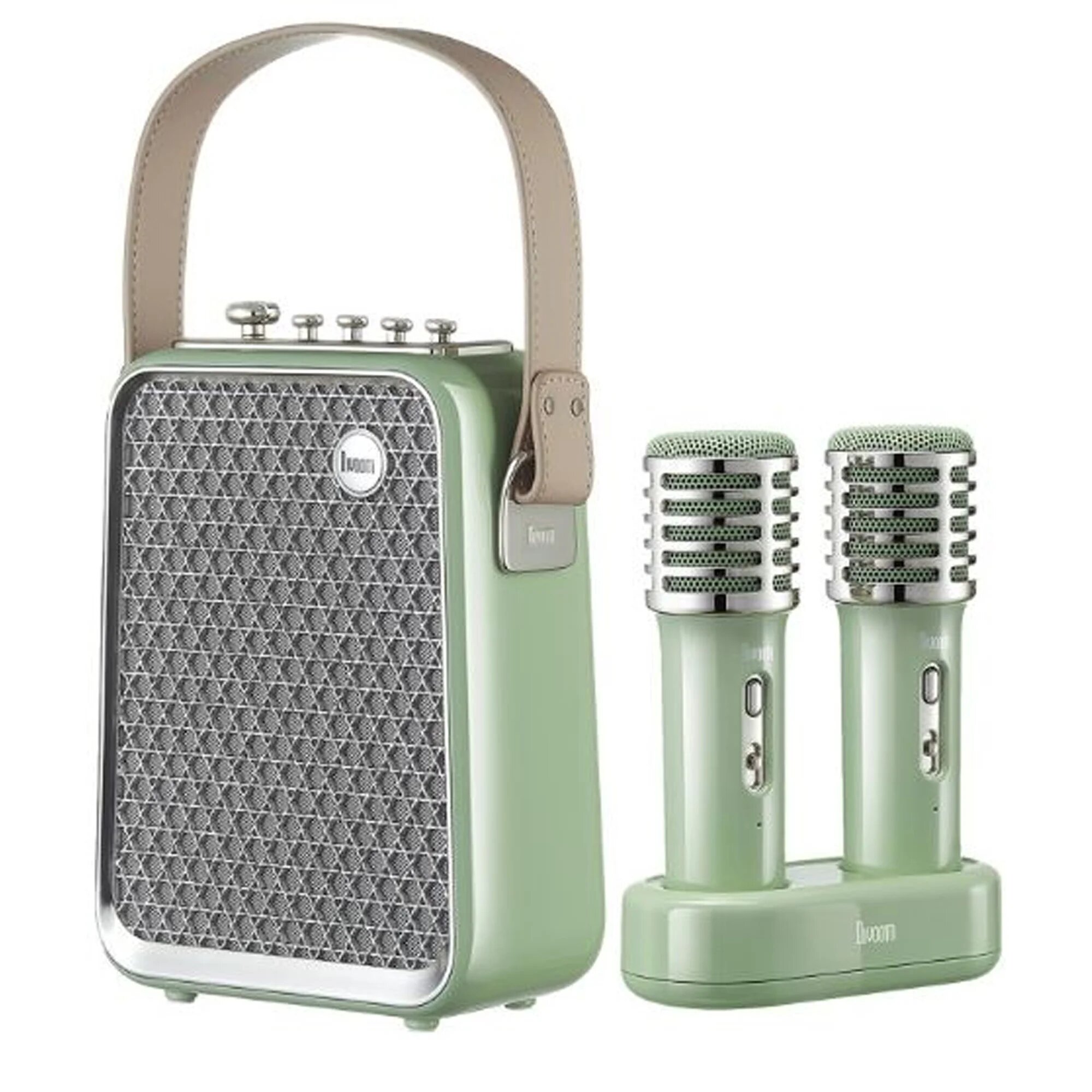 Divoom SongBird-HQ 2 green портативная колонка с двумя микрофонами