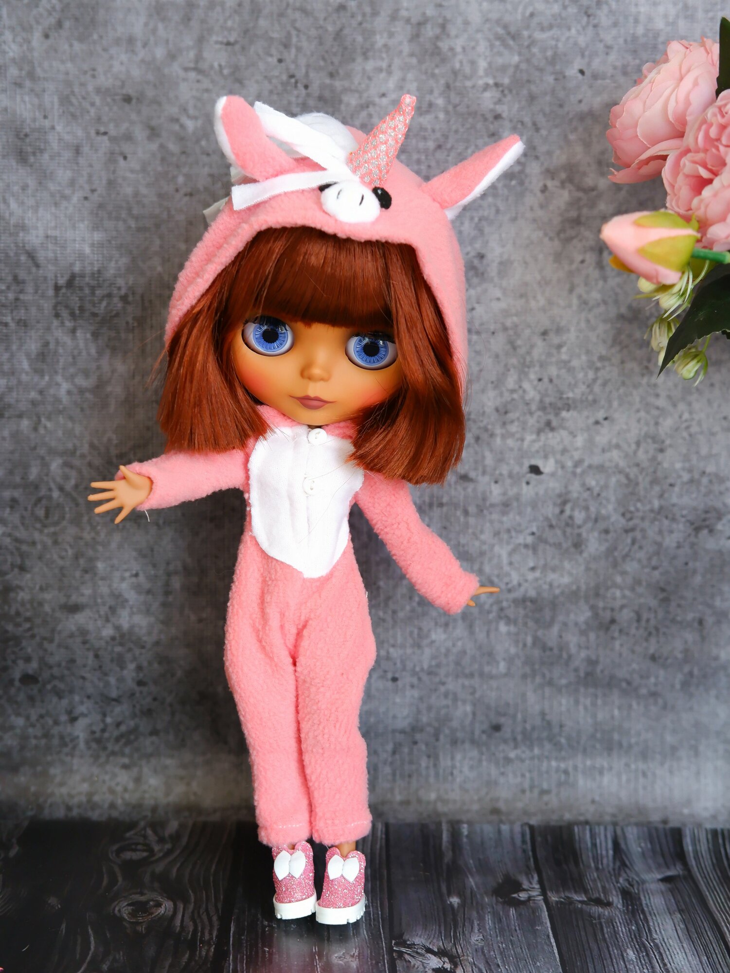 Одежда и обувь для куклы Блайз, рост 30см Единорожка