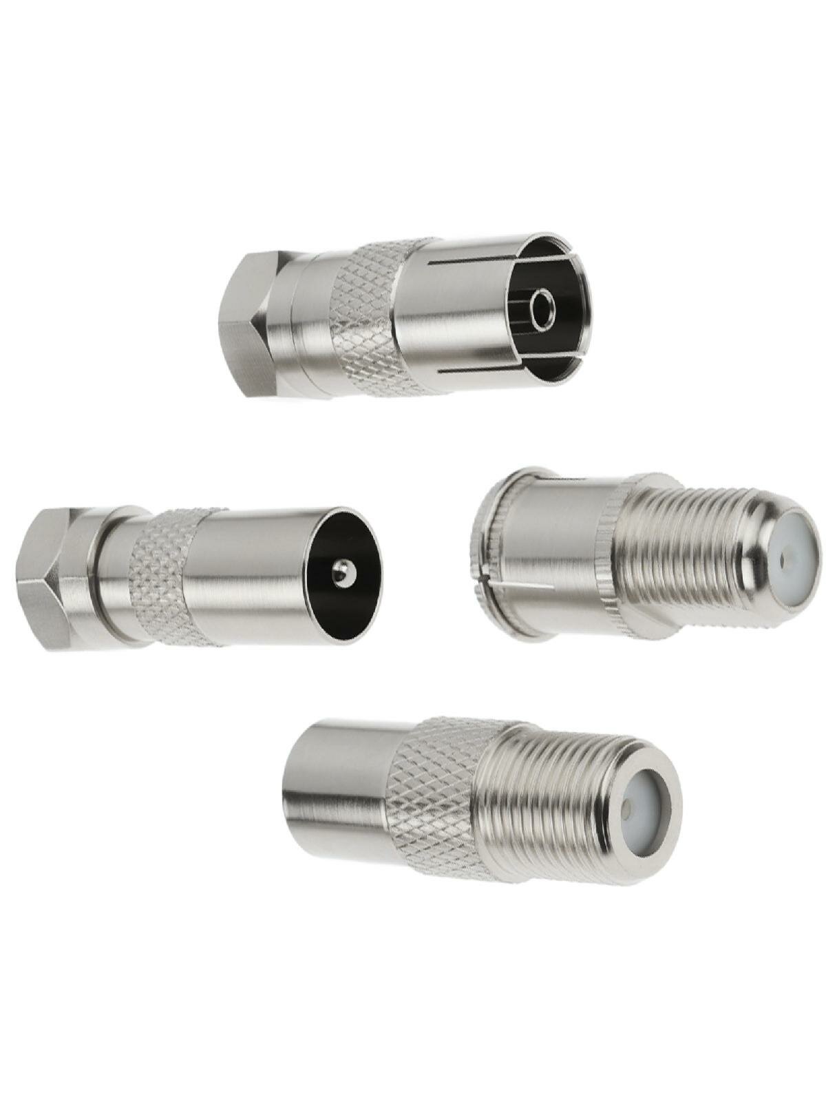 Адаптер кабельного телевидения для цифрового телевидения F-дюймовый разъем F male для подключения к телевизору male и female