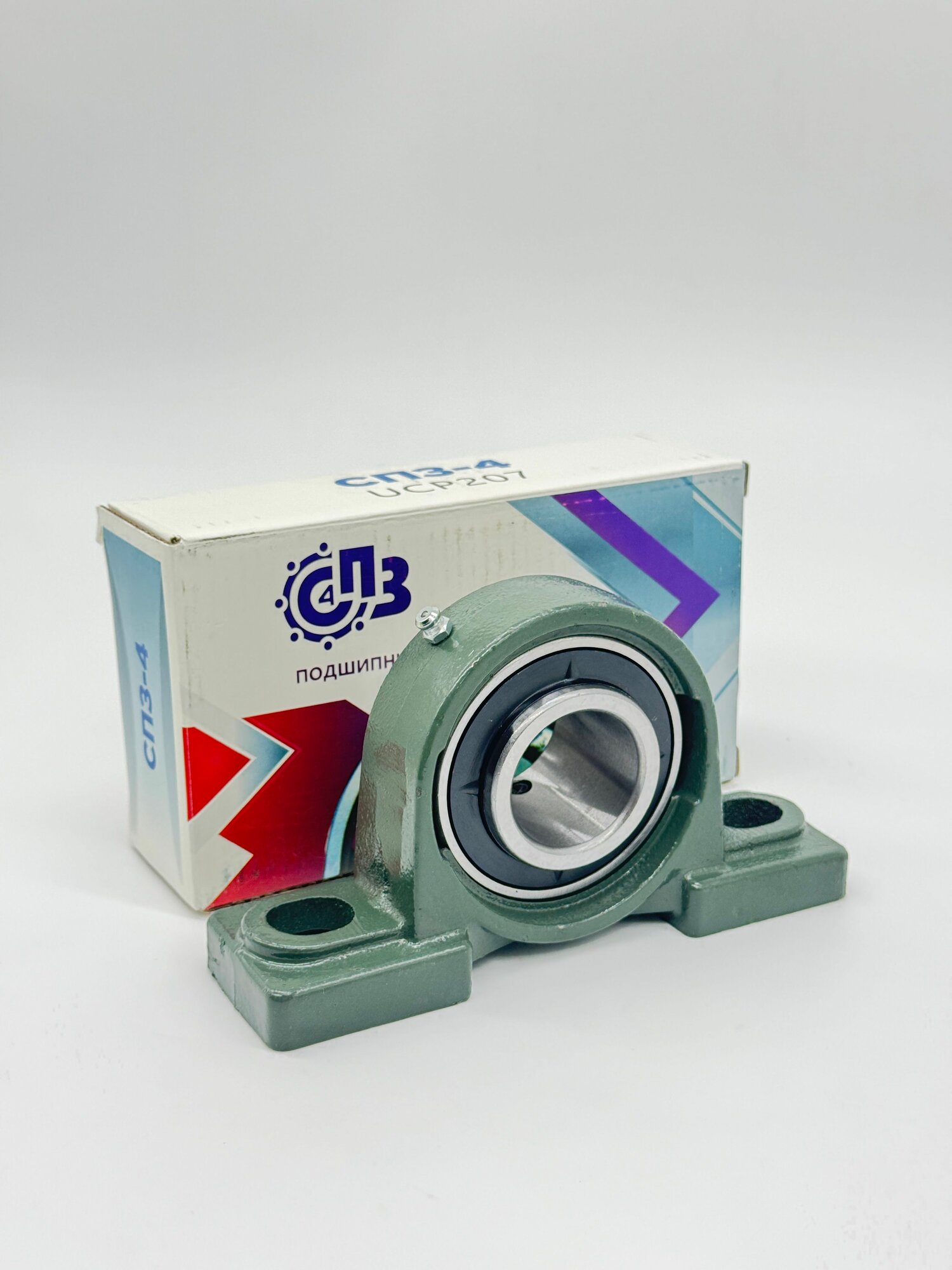 Корпусной подшипниковый узел на лапах СПЗ-4 UCP 207 (480207) 35х72х42.9
