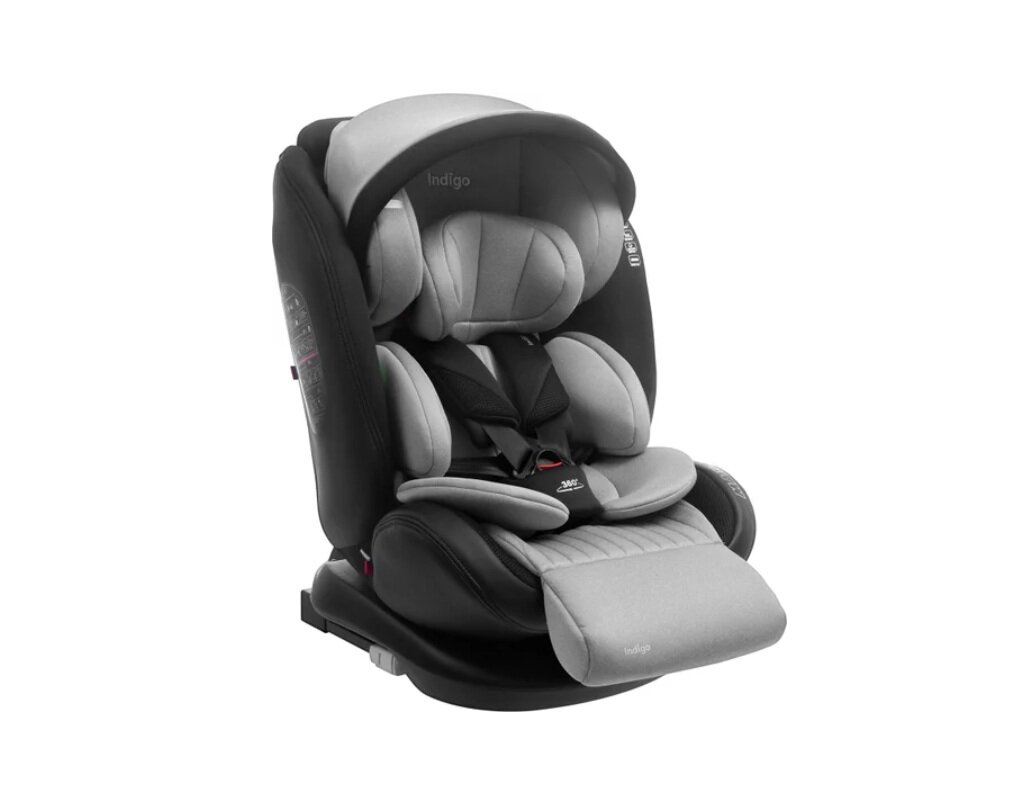 Детское автокресло Indigo Max-X ST-3 (серый)
