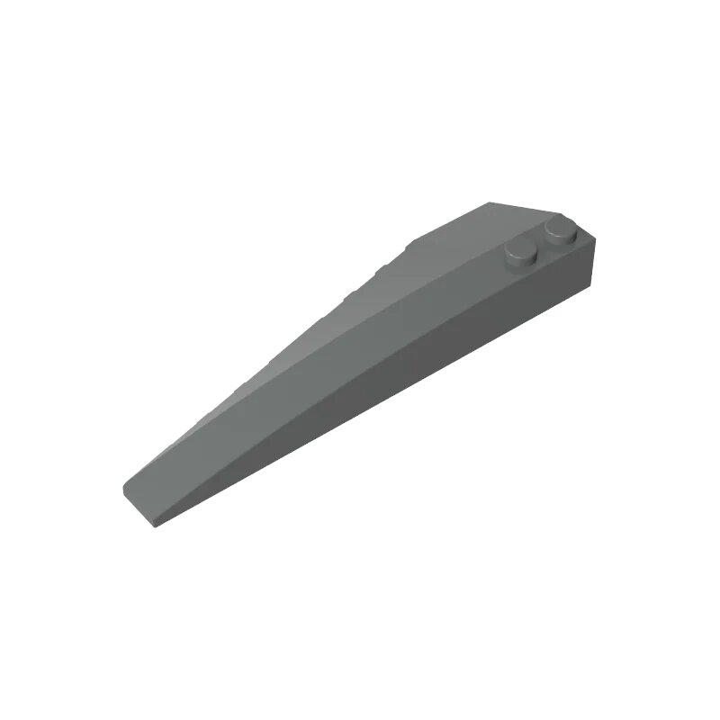 Gobricks 10 шт. 50956 кирпичи клин изогнутые 10x3 детали правый совместимый MOC строительный блок для взрослых и детей DIY образовательный творческий подарок