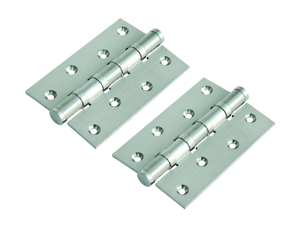Петли дверные Morelli MS100*70*2.5-4BB SC матовый хром, комплект 2 шт, петли металлические универсальные врезные для межкомнатных дверей