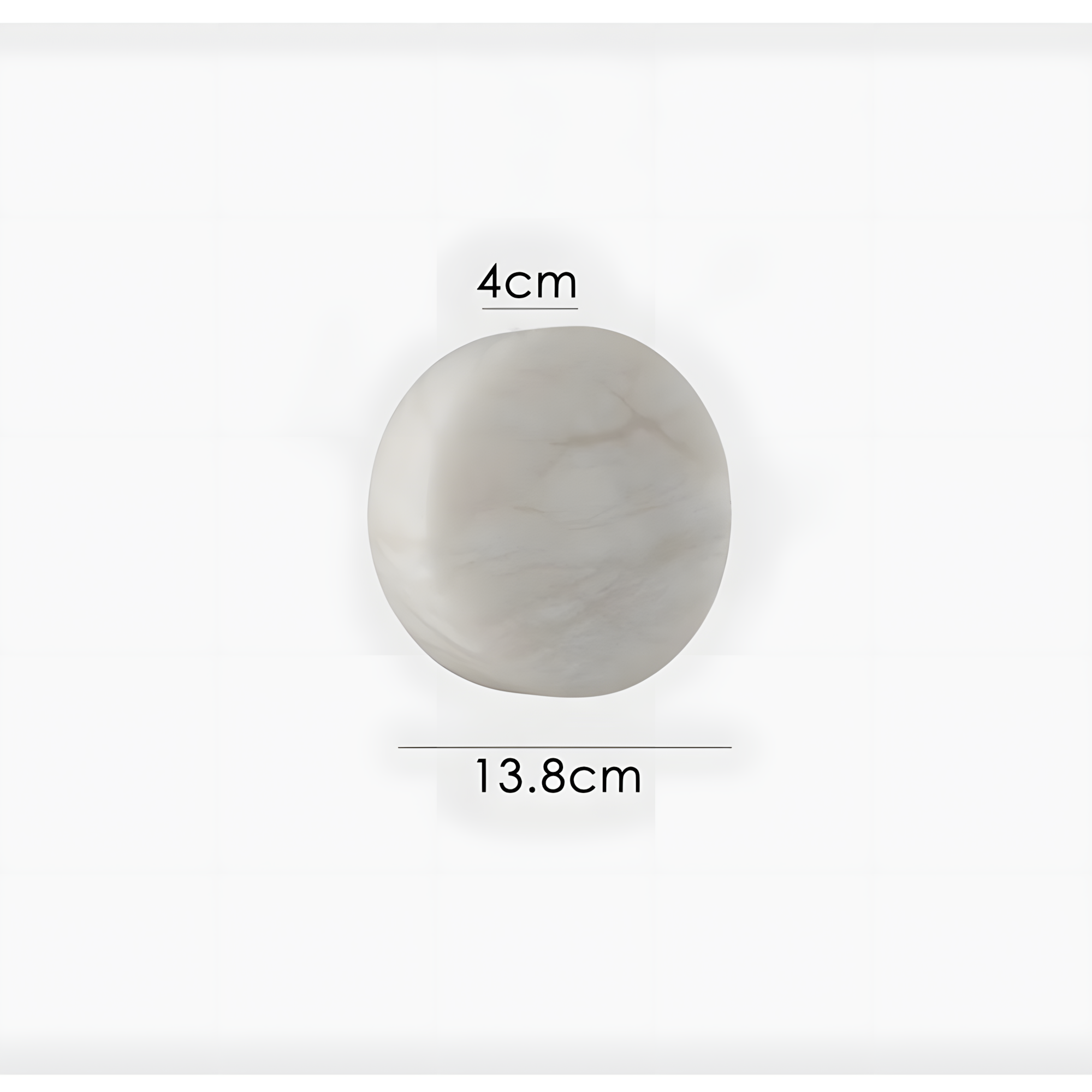 Настенный светильник Barcato белый мрамор 12Вт, 12W, Warm white, Белый, Белый