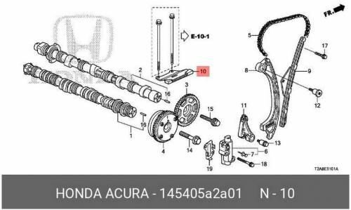 Натяжитель цепи 145405a2a01 Honda