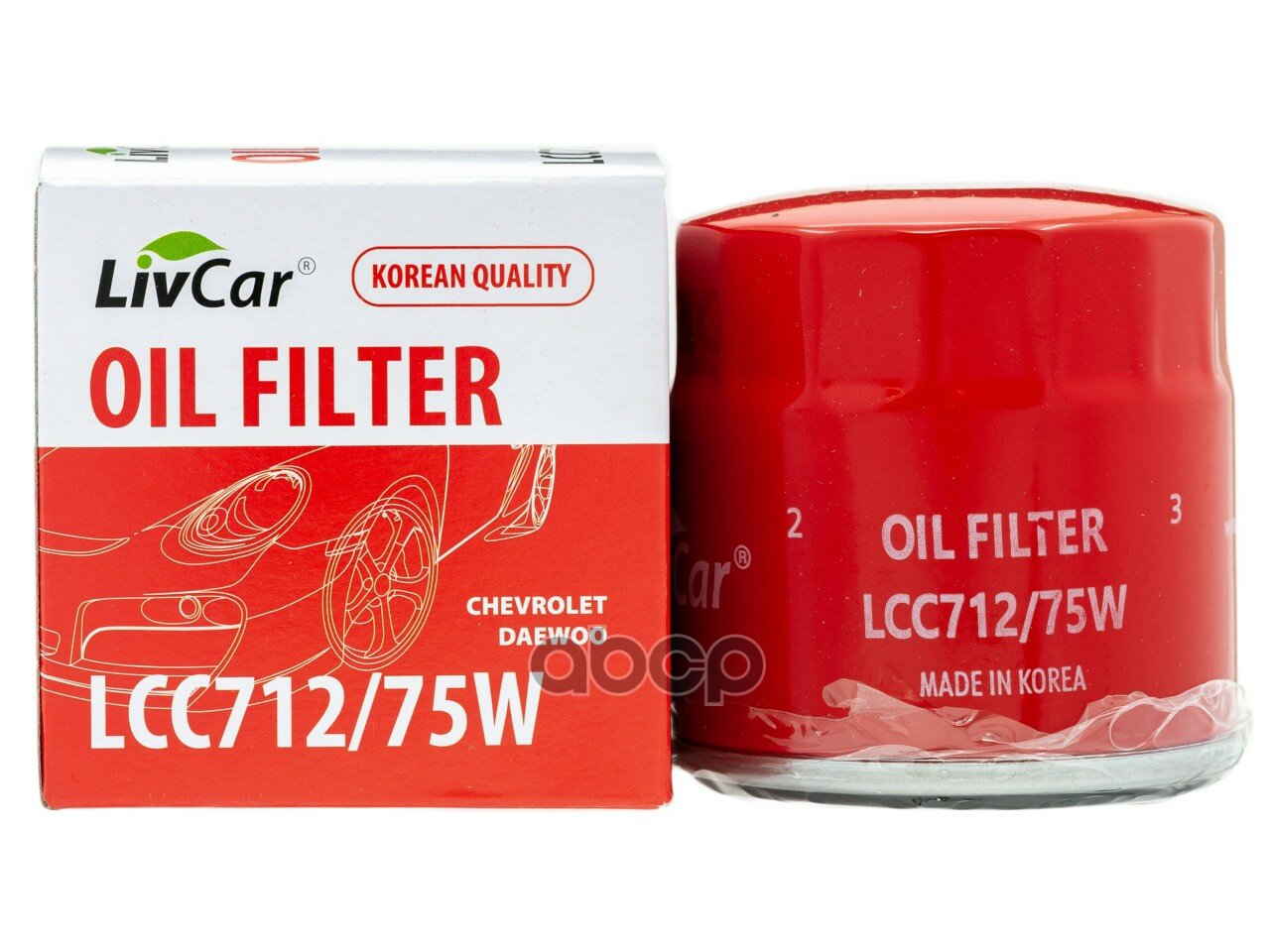 Фильтр масляный LivCar OIL FILTER LCC712/75W LivCar арт. lcc712/75w - высокое качество товара по низкой цене