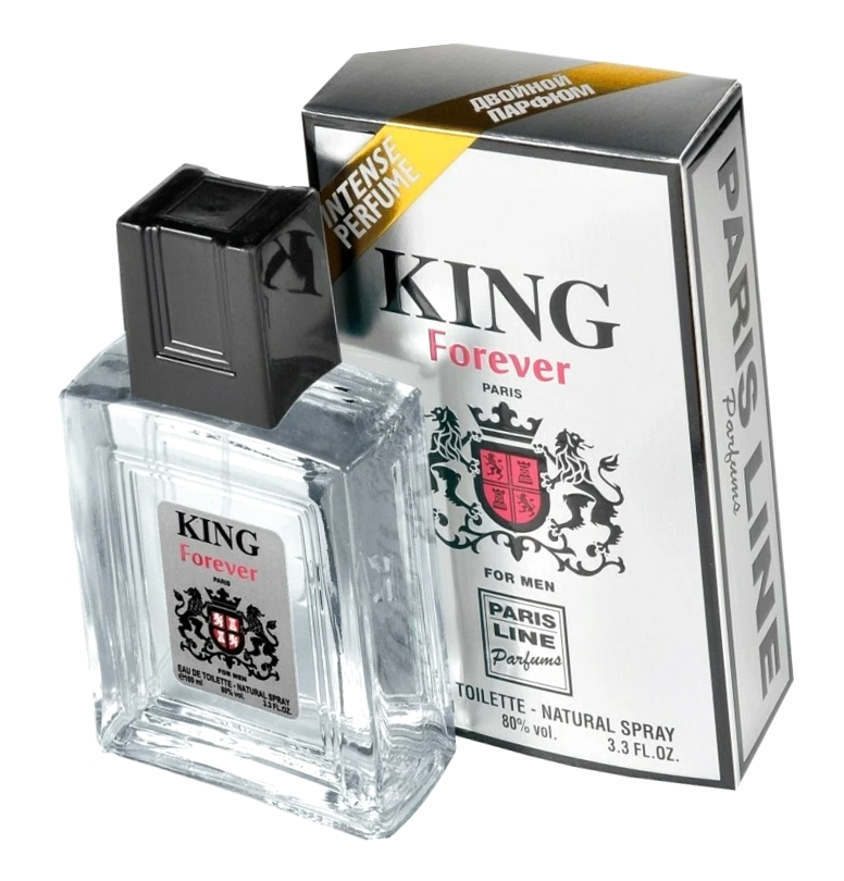 Eau de toilette мужская Paris Line Parfums King Forever 100 мл / Кинг Форевер