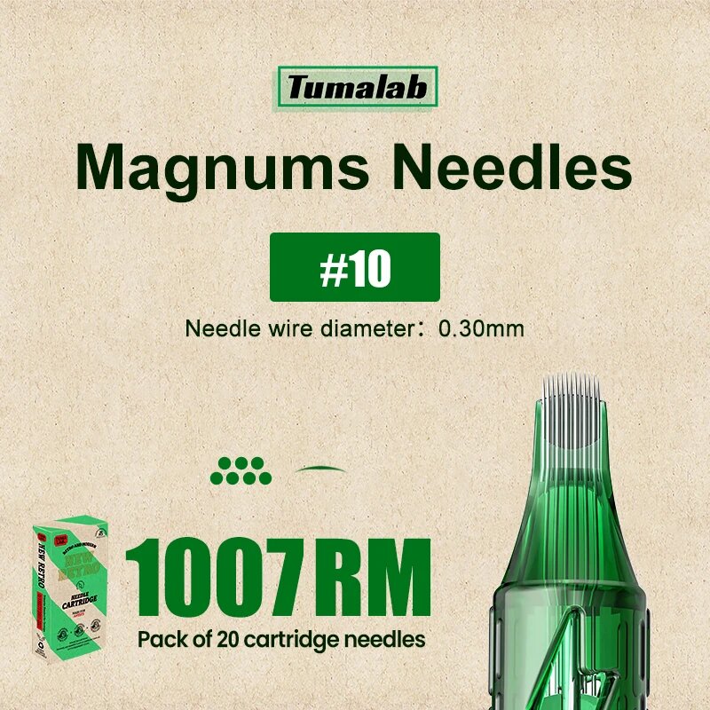 Иглы для тату TUMAlab Magnum #10 0.30mm 20шт