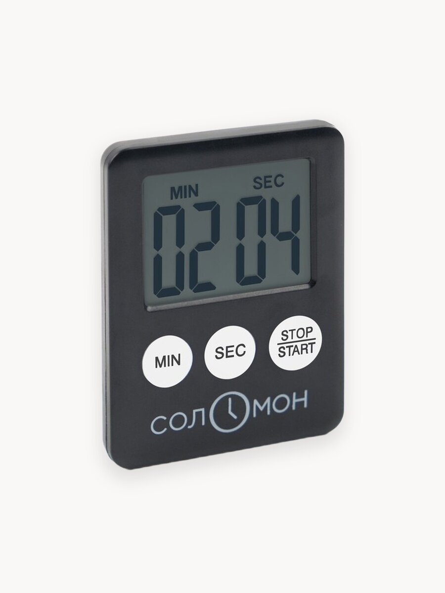 Таймер кухонный "Соломон" на магните, с настольной подставкой, электронный, 5.3 х 7 см
