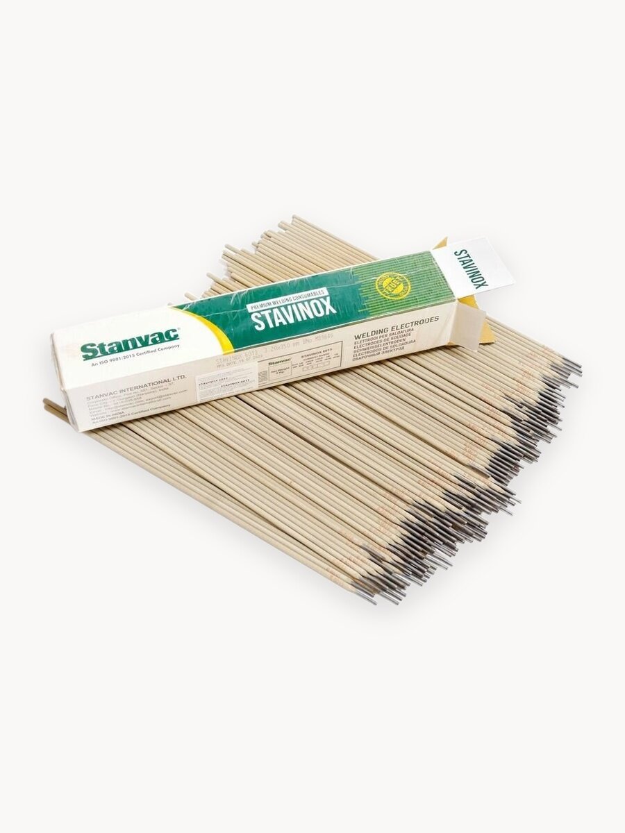 Электроды для сварки 3мм 5КГ Stavinox 6013, тип ОК4600 универсальные/рутиловые, Stanvac Индия