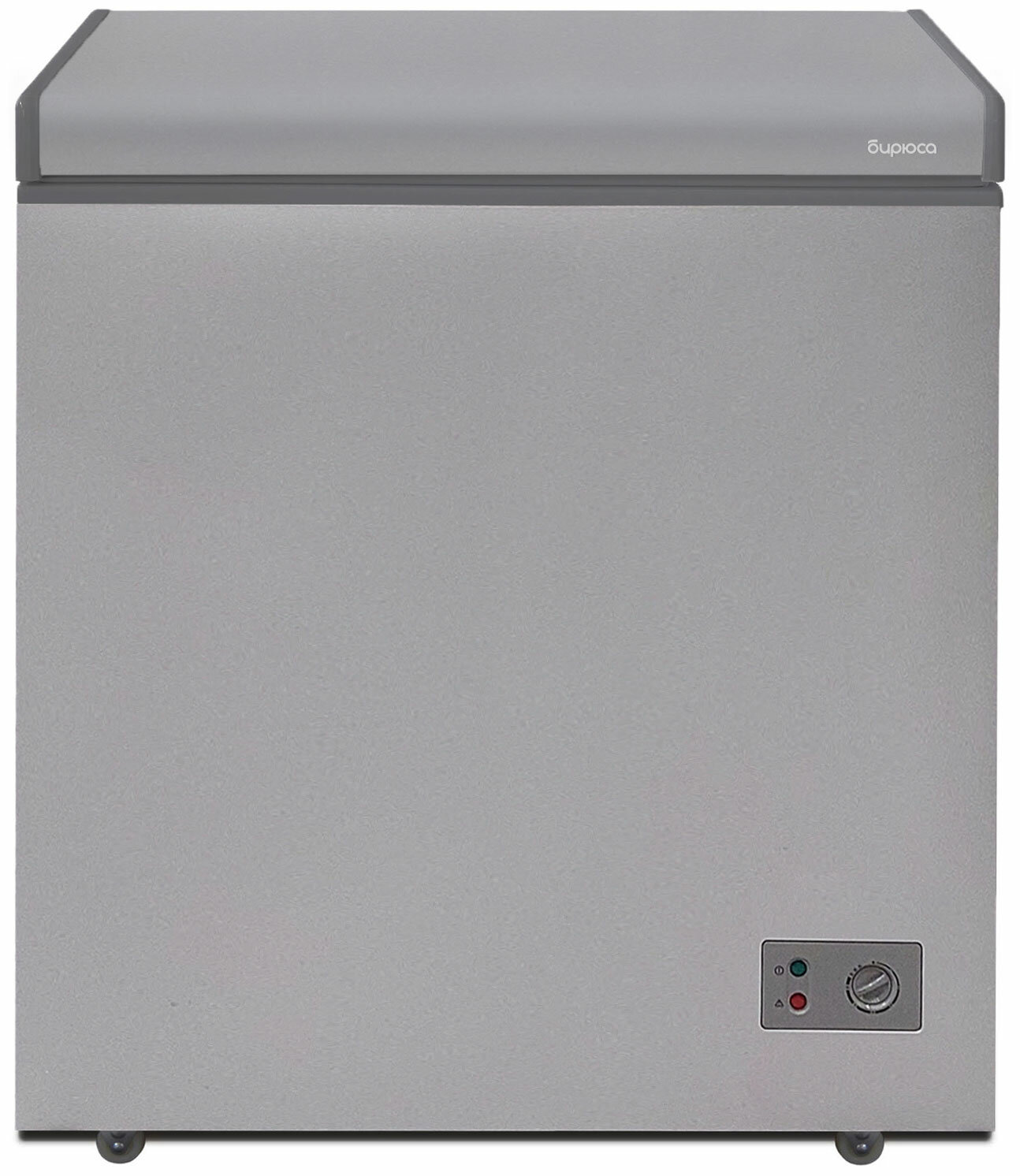 Морозильный ларь Бирюса B-M155KX A 145 л, серый металлик