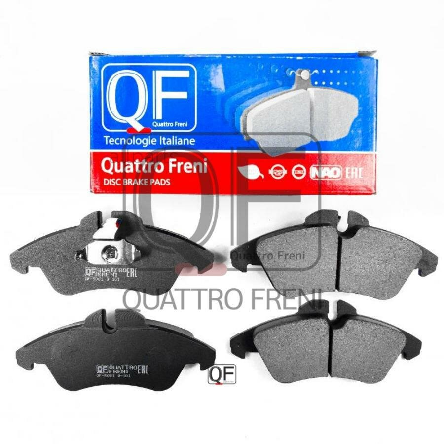 QUATTRO FRENI QF500100 колодки дисковые передние!\ MB Sprinter 208D/308D, VW LT II 28-35 95>