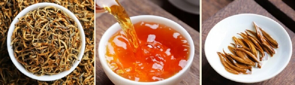 Чай "Золотой пух", Цзинь Хао Дянь Хун, красный, среднелистовой, 50г