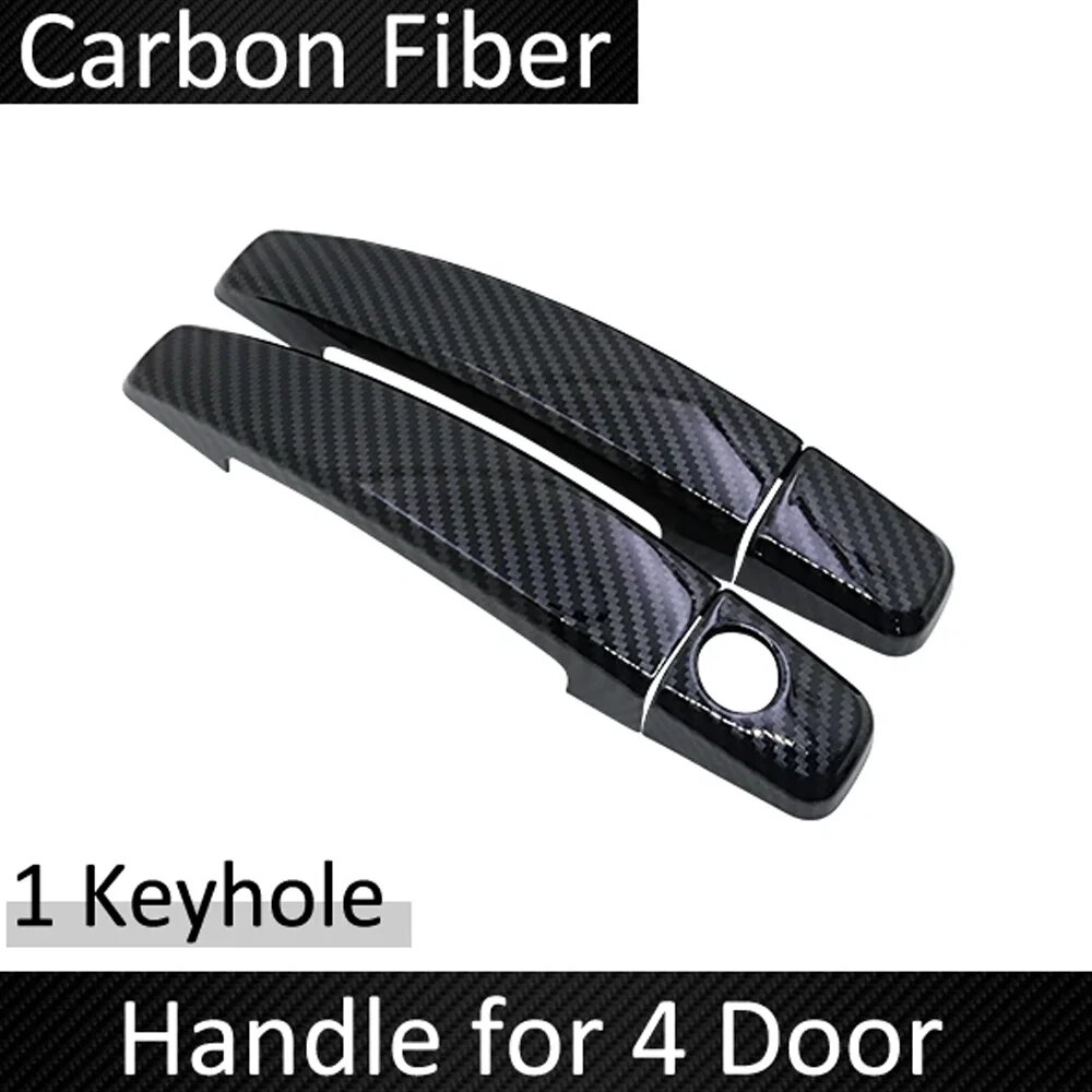 Крышка дверной ручки из углеродного волокна, аксессуары для Opel Vauxhall Holden Corsa D 2007 2008 2009 2010 2011 2012 2013 2014 2 doors 1 Key hole