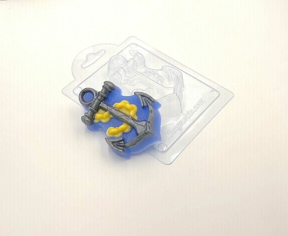 Якорь с цепью форма пластиковая