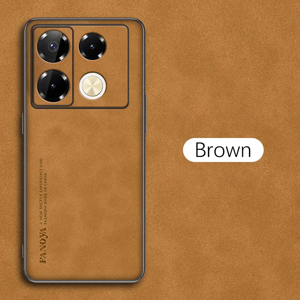 Кожаный чехол Yangbuck для Infinix Note 40 Pro 4G, мягкий чехол для телефона Infinix Note 40 Pro Plus 5G Note 40 40Pro + Note40pro Note40pro + brown, Note 40 Pro 4G