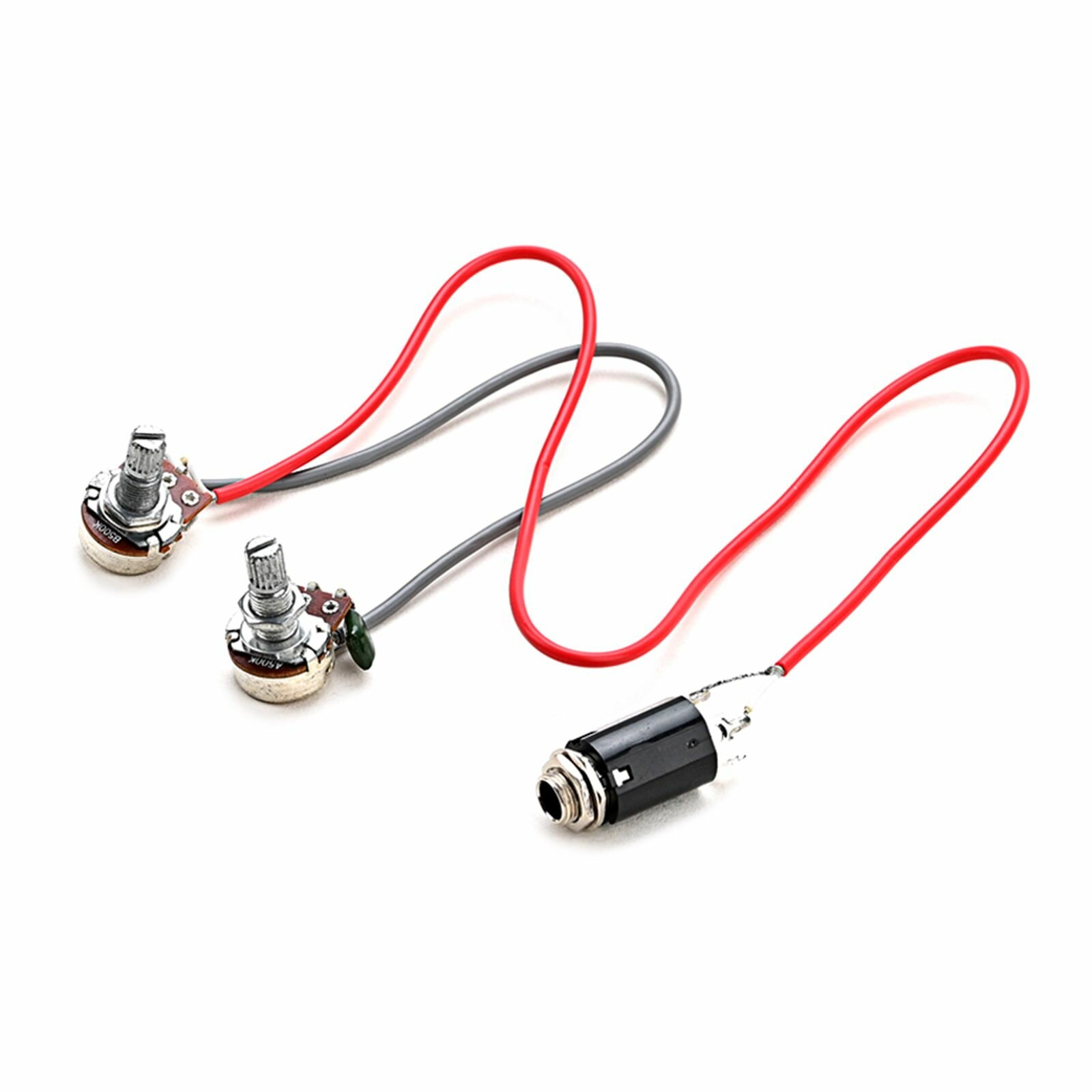 Жгут проводов звукоснимателя с одной катушкой, комплект предварительно смонтированных цепей для гитары, подходящий электрических деталей