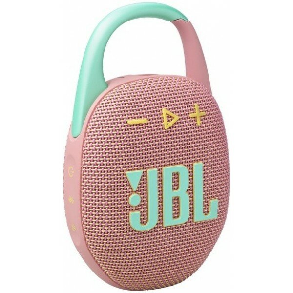 Портативная акустика JBL Clip 5, 7 Вт, pink, розовый