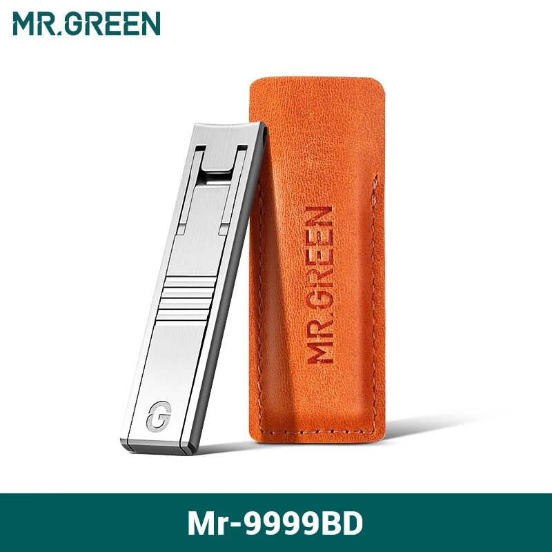 MR.GREEN Ультратонкие кусачки для ногтей из нержавеющей стали Dark Brown