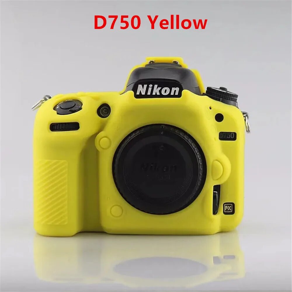 Силиконовый чехол для Nikon D750 Yellow