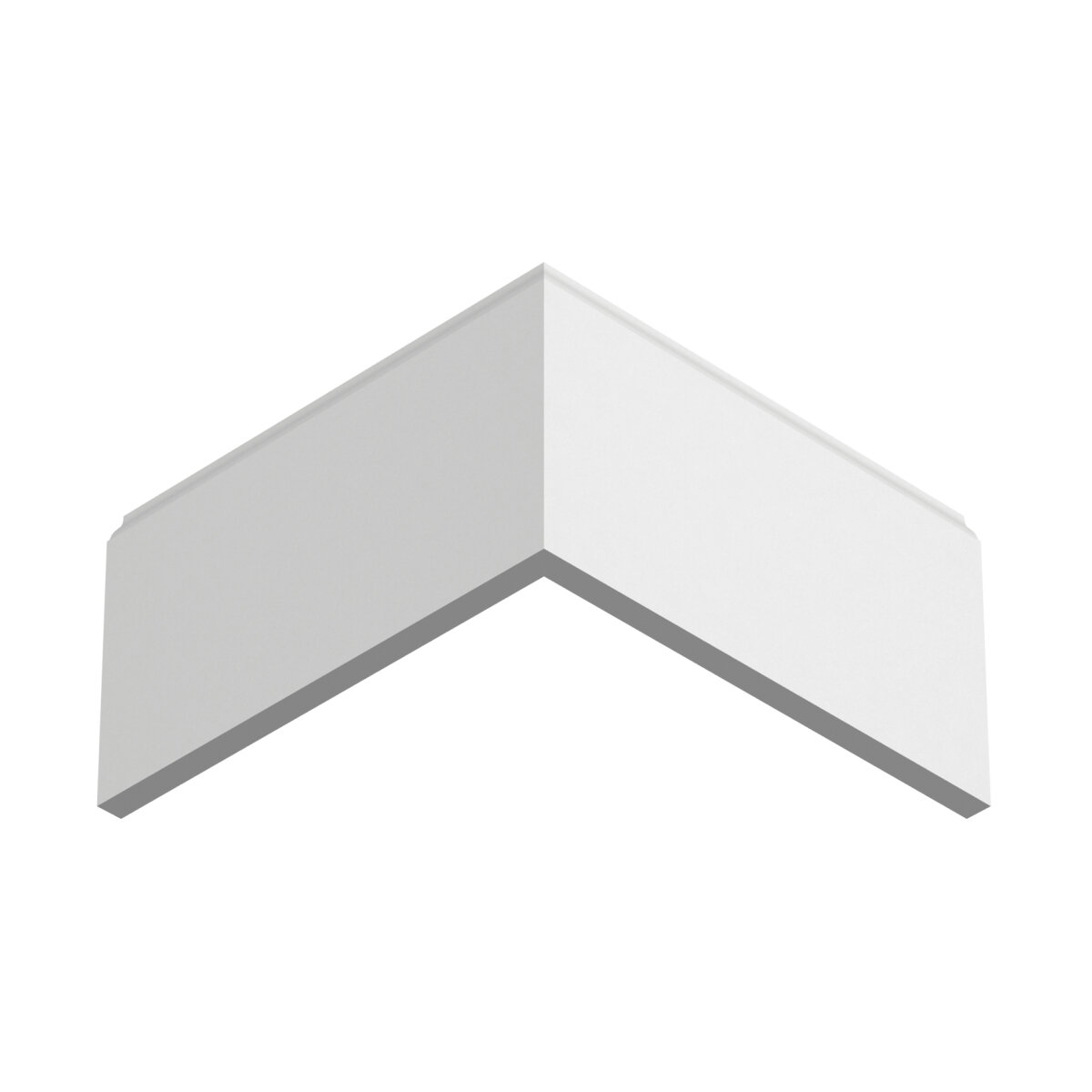 Плинтус Ultrawood BASE 008 i, ЛДФ-декор, влагостойкий, ударопрочный, 2м, под покраску, 1 шт. — фото 1