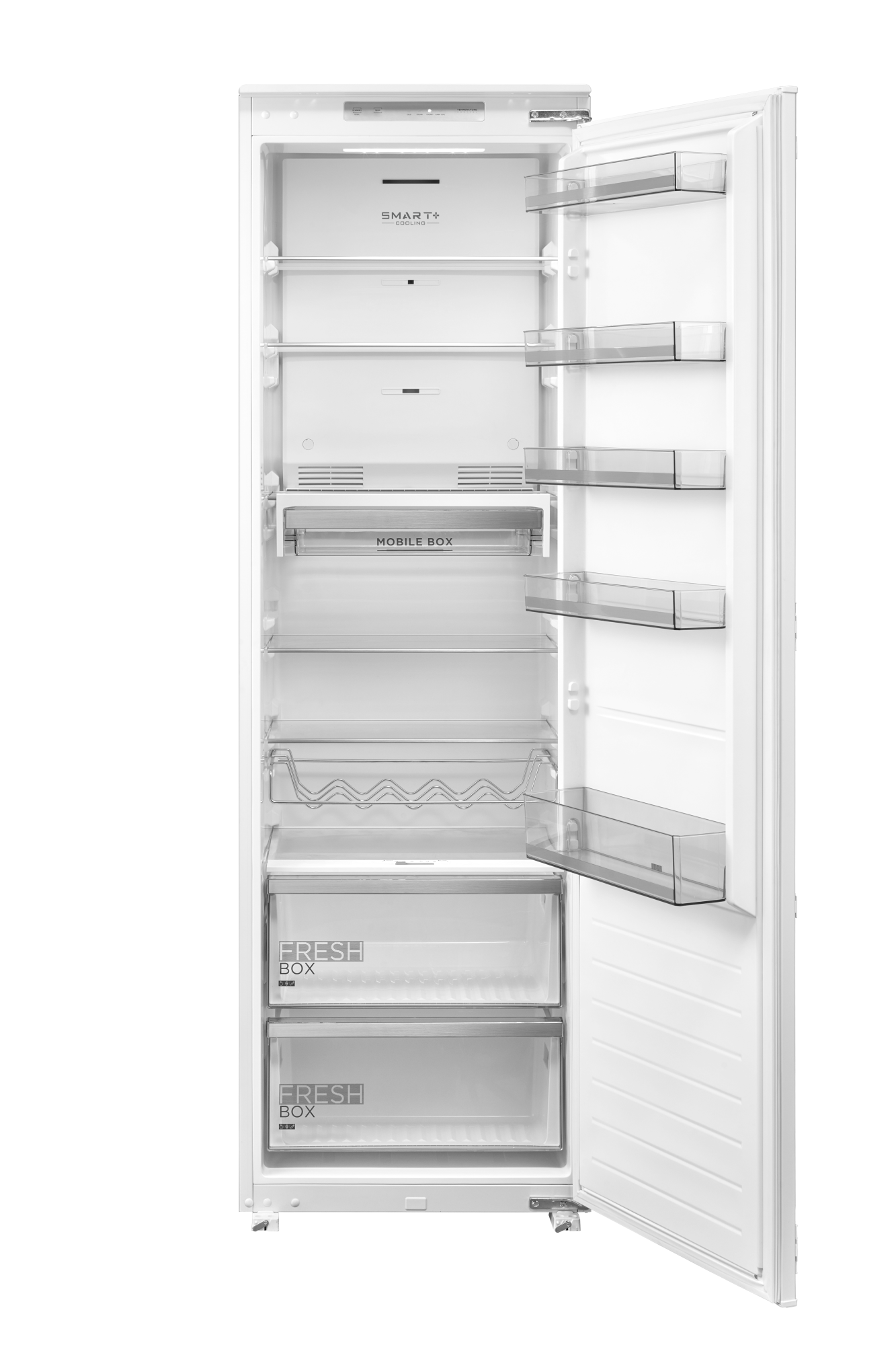 Встраиваемый холодильник Midea MDRE423FGE01, No Frost, белый, 1 камера, 304л