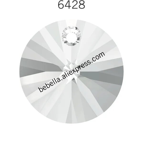 Сваровски 6428 Crystal 001, круглый, 12 мм, белый