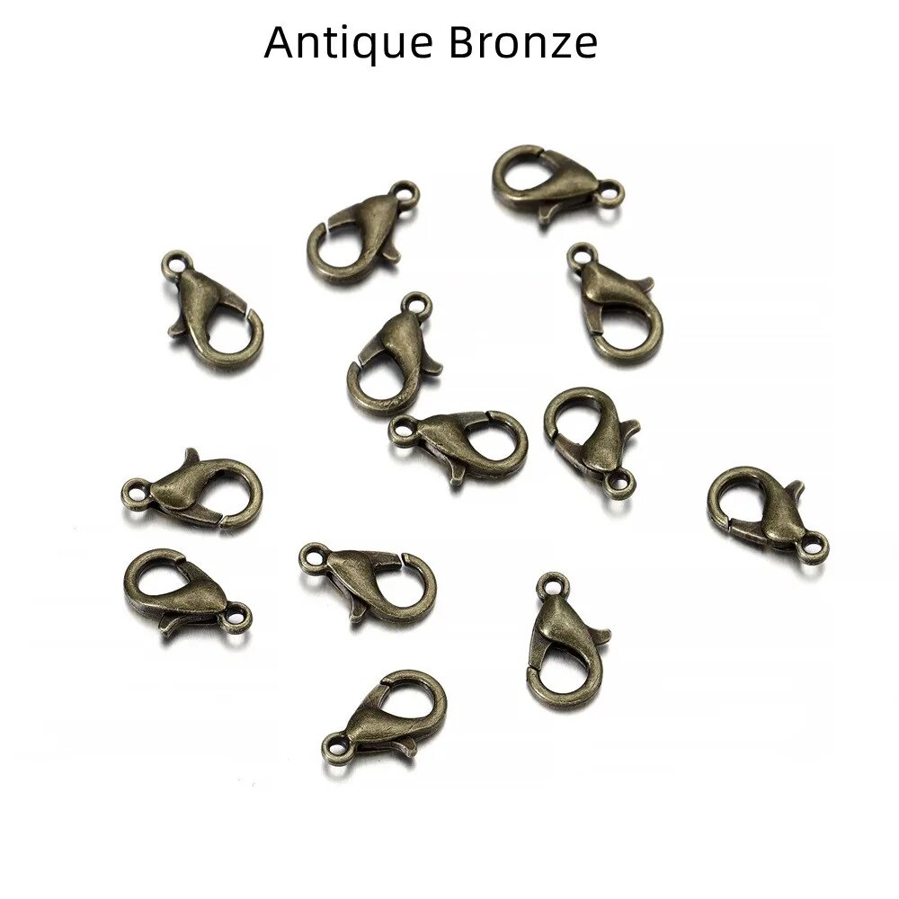 Крючки застежки Antique Bronze, 50 шт.