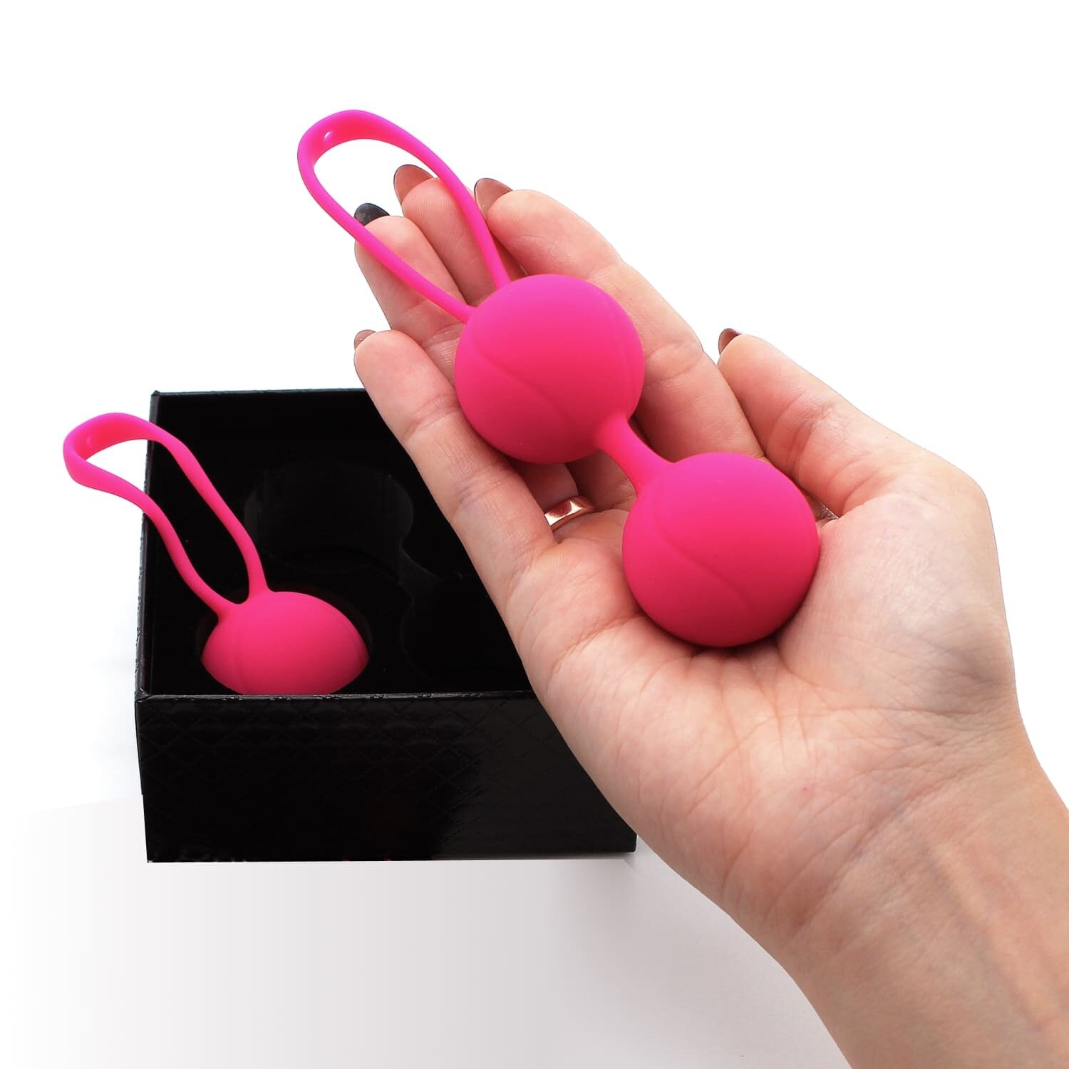 Вагинальные шарики RestArt Kegel Balls, секс игрушки, вагинальный тренажер Кегеля, смещенный центр тяжести, 3 шт.