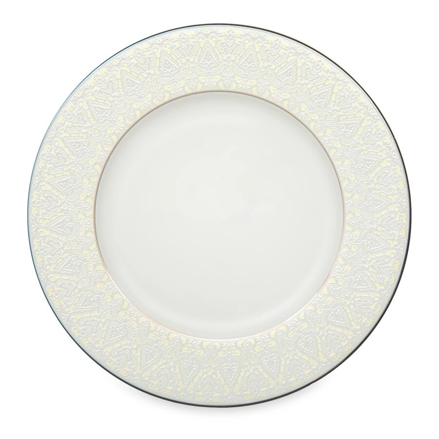 Тарелка пирожковая Narumi Аврора жемчуг 16 см, фарфор костяной