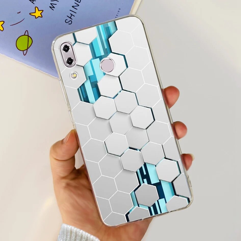 Чехол Asus Zenfone 5Z/ZS620KL, белый, силикон