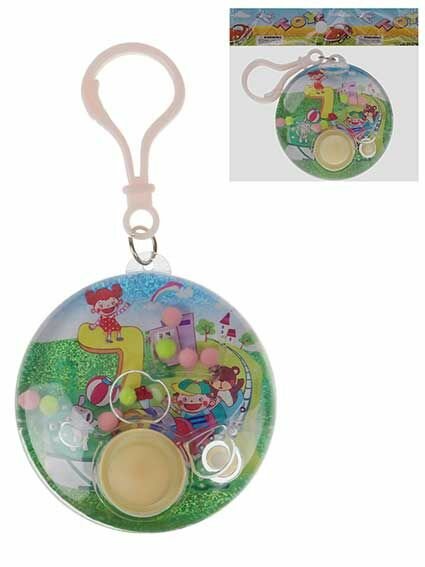 Игра водная с шариками Рыжий кот 6,6х7 см, для развития логики, мышления, моторики рук (ИВ-5632)