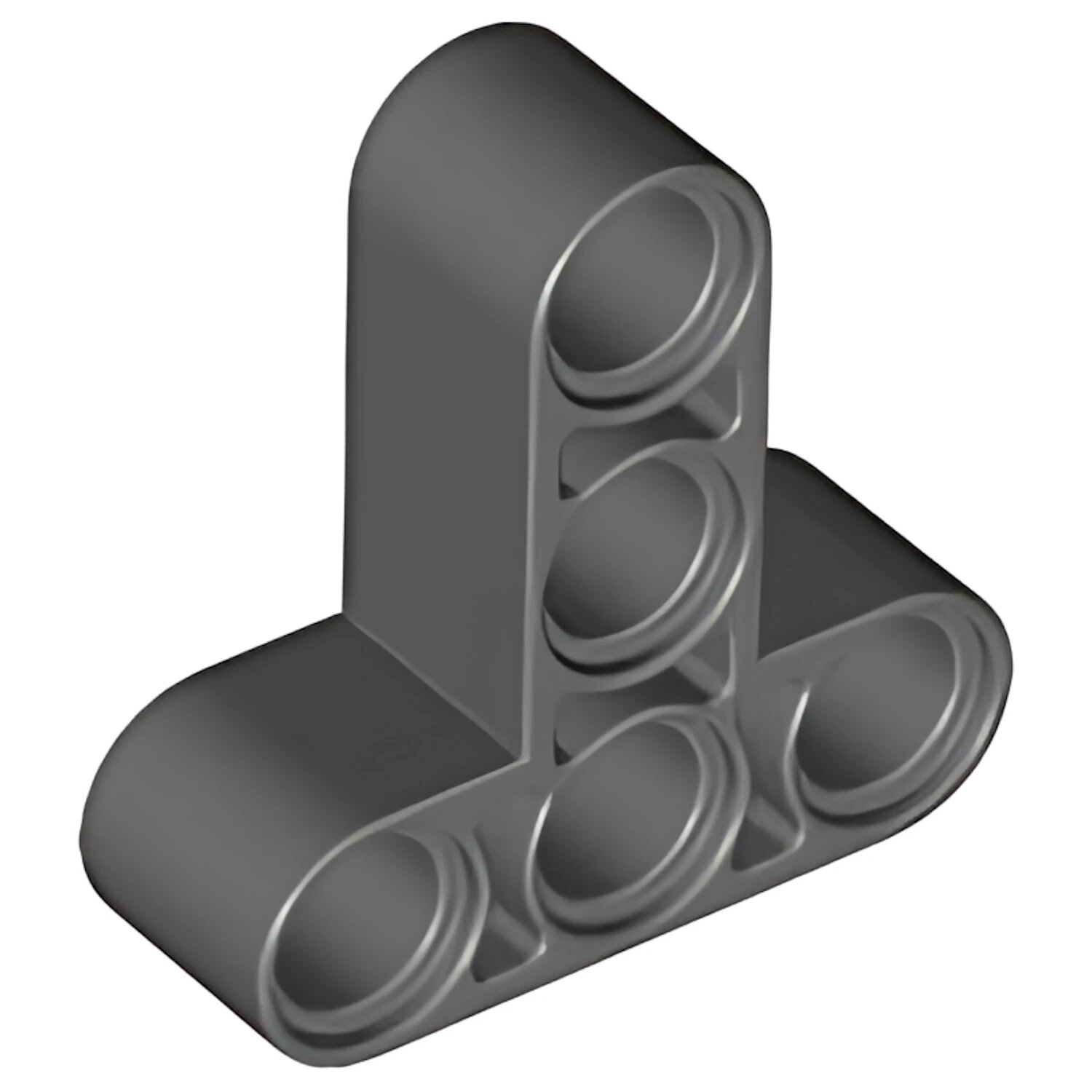 Деталь LEGO Technic, Liftarm, Modified T-Shape Thick 3 x 3 60484 Dark Bluish Gray N