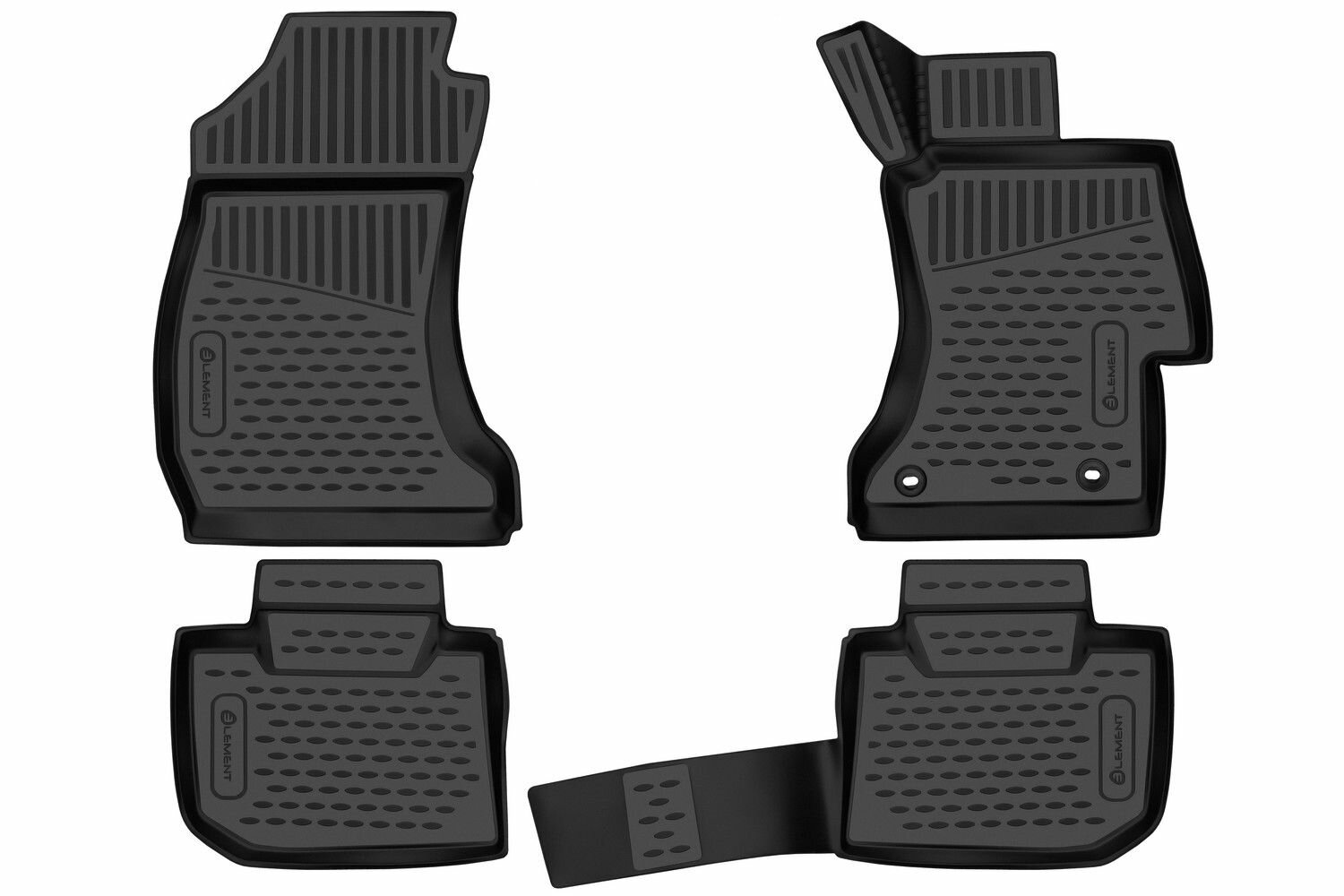 Коврики 3D в салон подходят для SUBARU Levorg (I) 2014- П. Р, универсал, 4шт. (полиуретан) / Субару Леворг