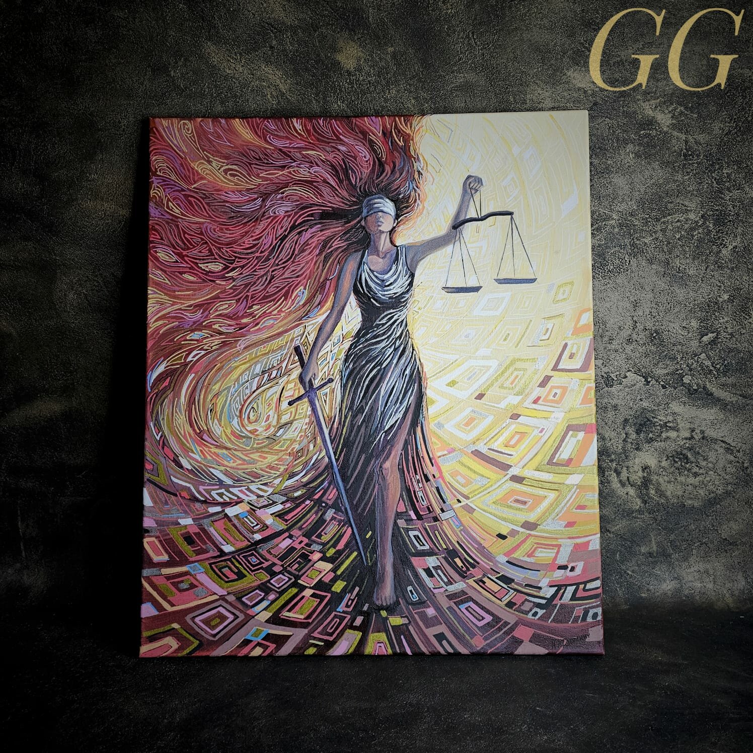 Картина "Фемида" 60х80см Холст, масло