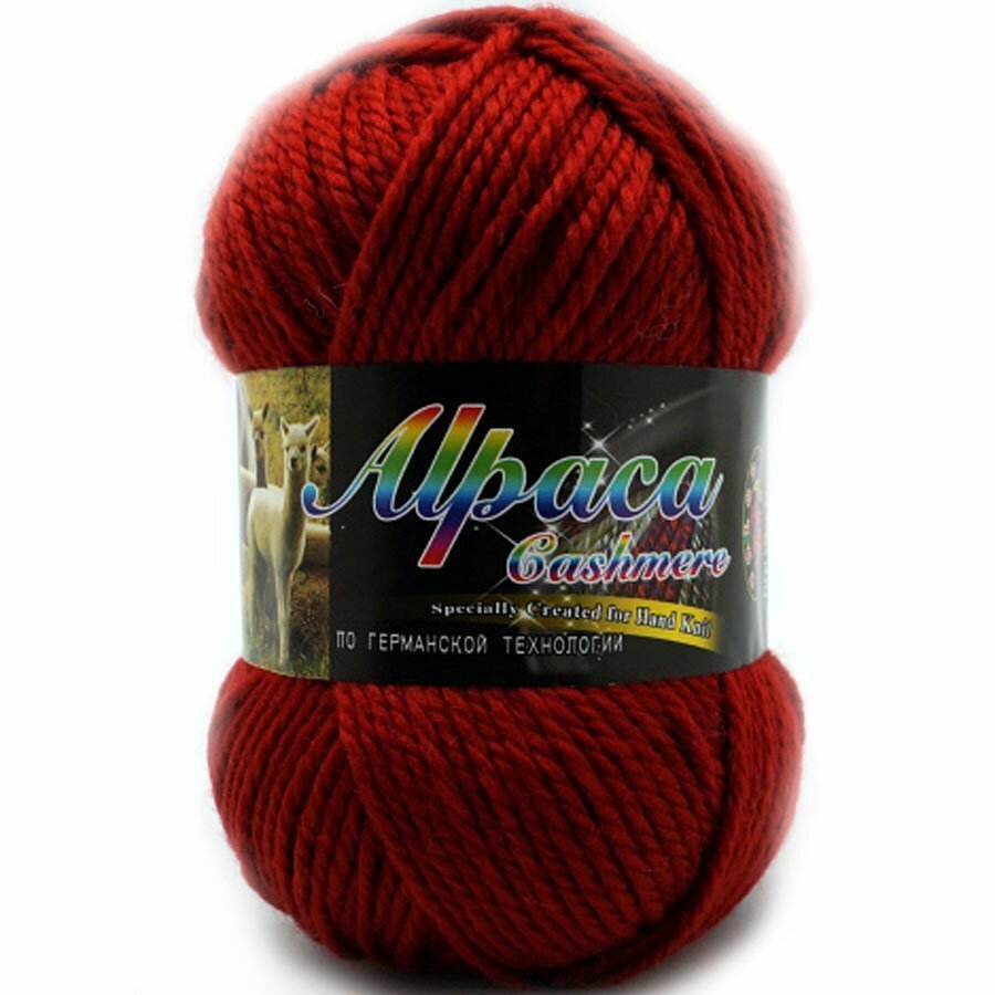 Пряжа Color City альпака кашемир 2545 терракот (10 мотков)