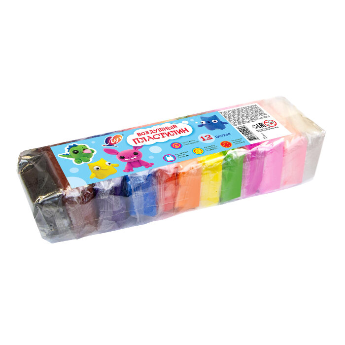 Масса для лепки 120г Луч 12цв 34С 2228-08