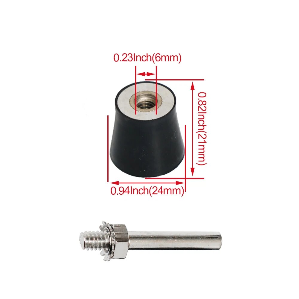 Адаптер для быстрой замены диска с хвостовиком 1/4, диаметром 1, 2, 3 дюйма 1inch 1pc